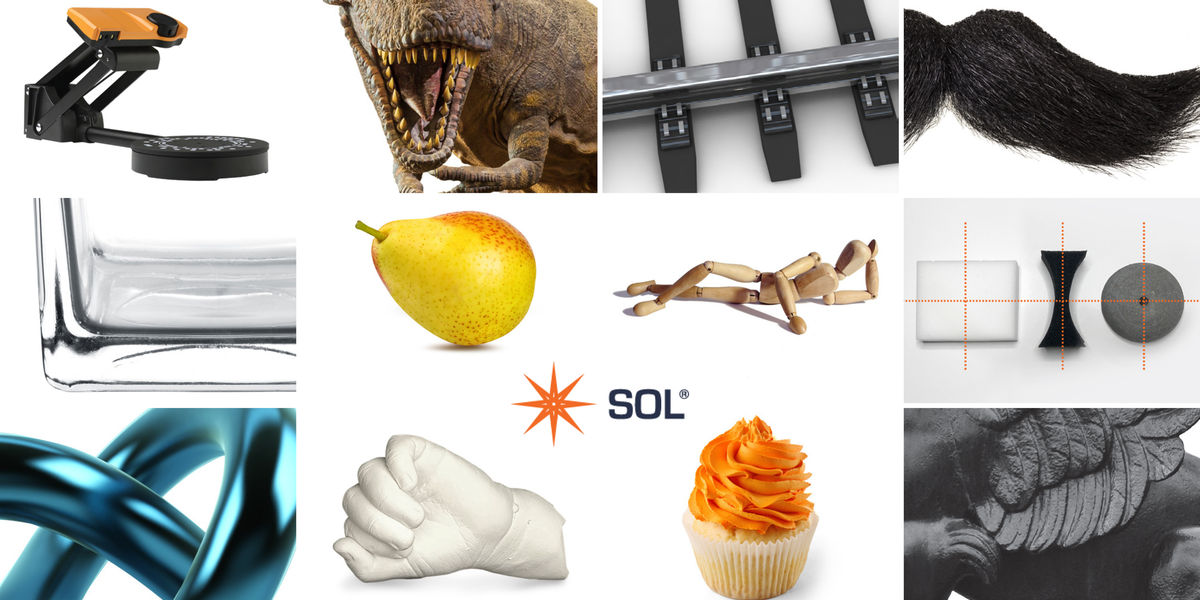 How to scan various surfaces and shapes with SOL 3D scanner